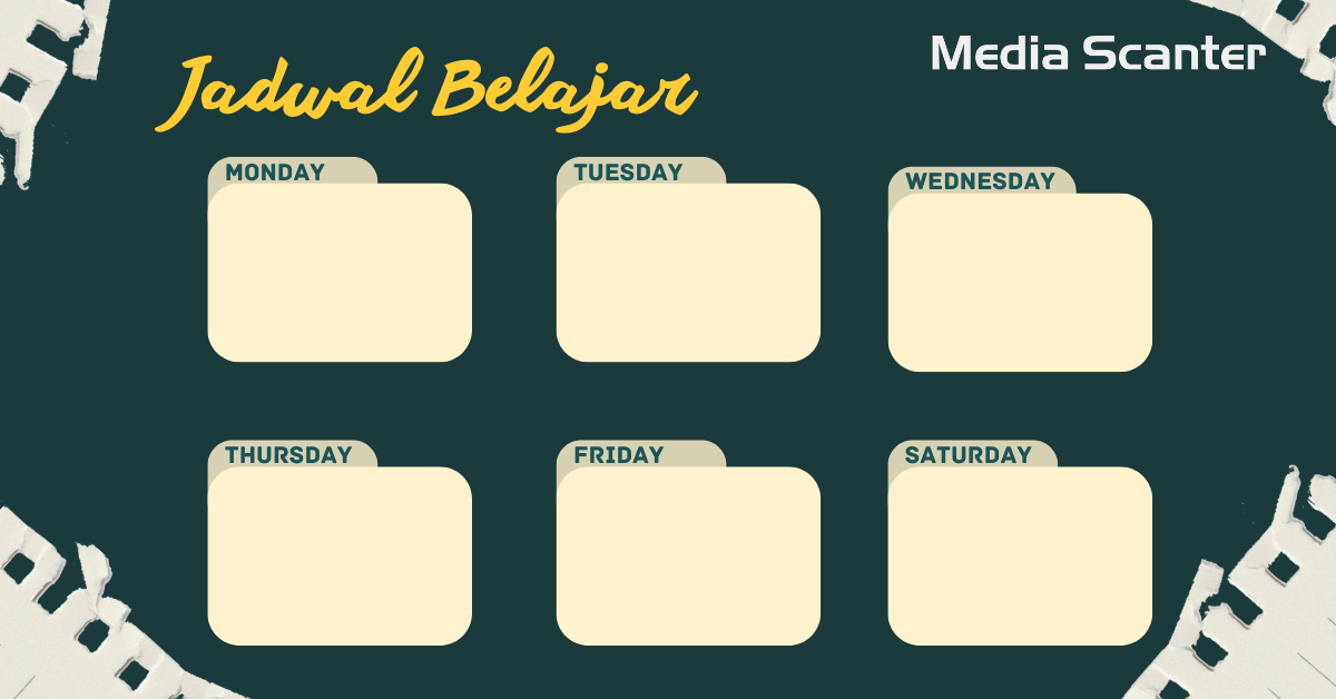 Cara Membuat Jadwal Belajar Efektif untuk Ujian - Media Scanter