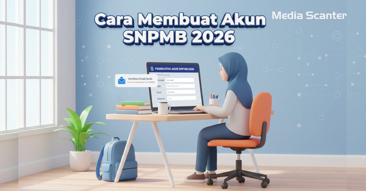 Cara Membuat Akun SNPMB 2026 untuk Daftar SNBP dan SNBT - Media Scanter